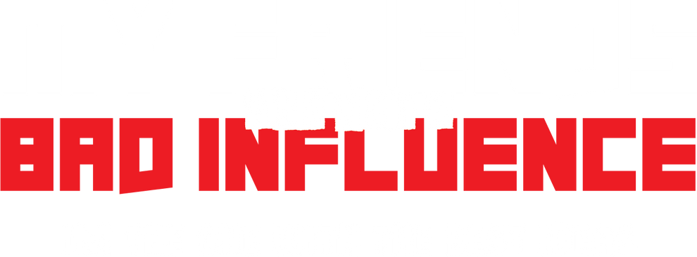 bad influence logo design
