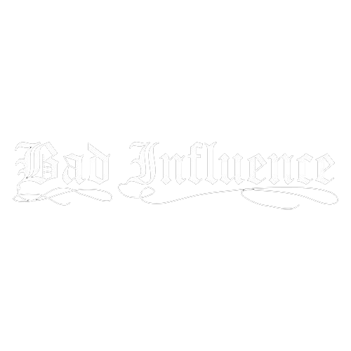 bad influence logo design